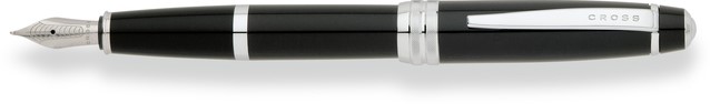 Schrijfset Cross balpen en vulpen Bailey medium zwart - Sijbes Ergonomie